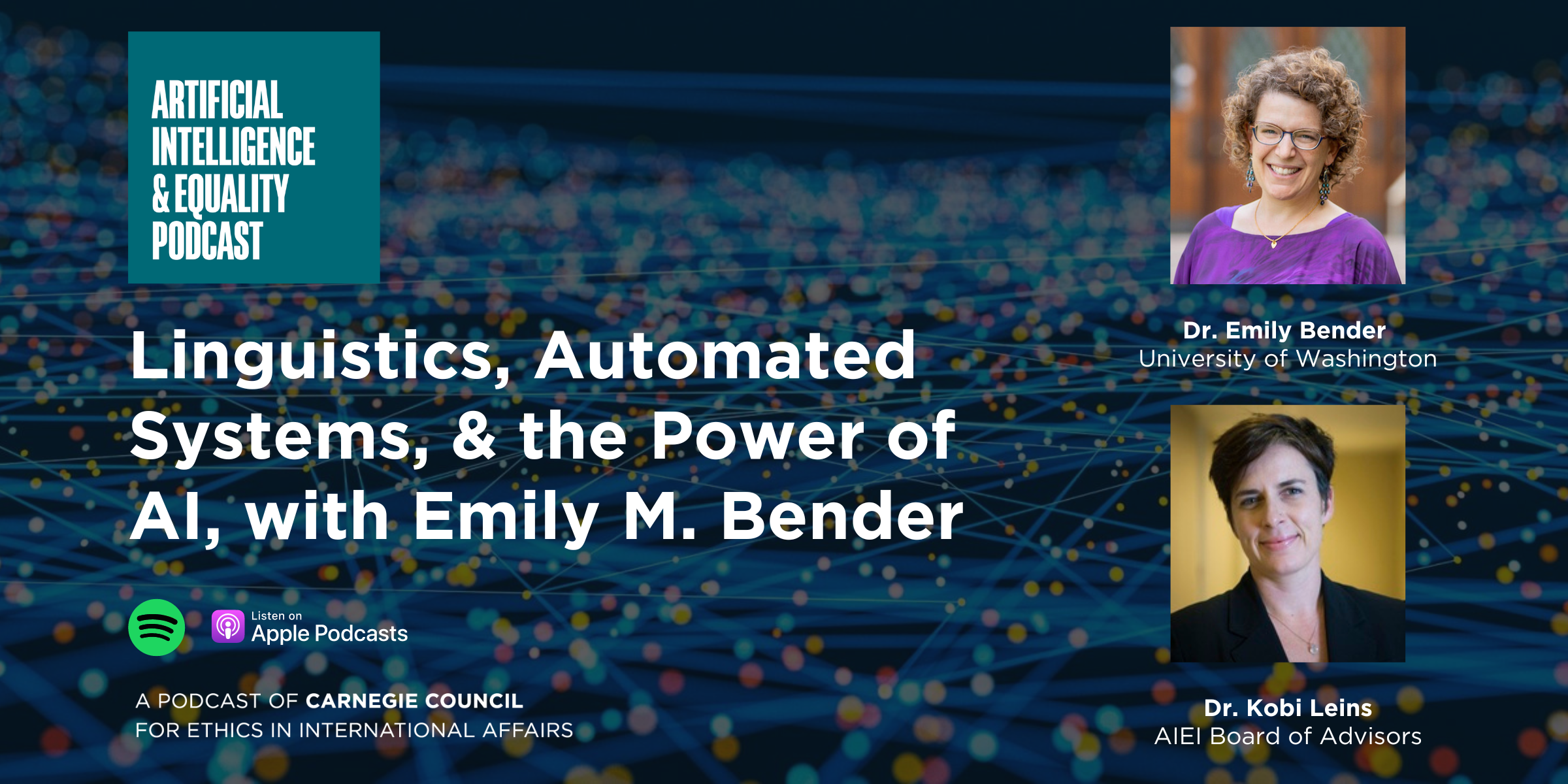 Linguistics, Automated Systems, & the Power of AI, with Emily M. Bender ...