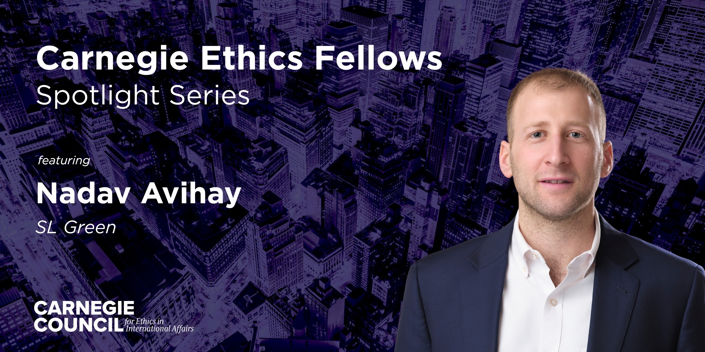 A Conversation with Carnegie Ethics Fellow Nadav Avihay | Carnegie ...