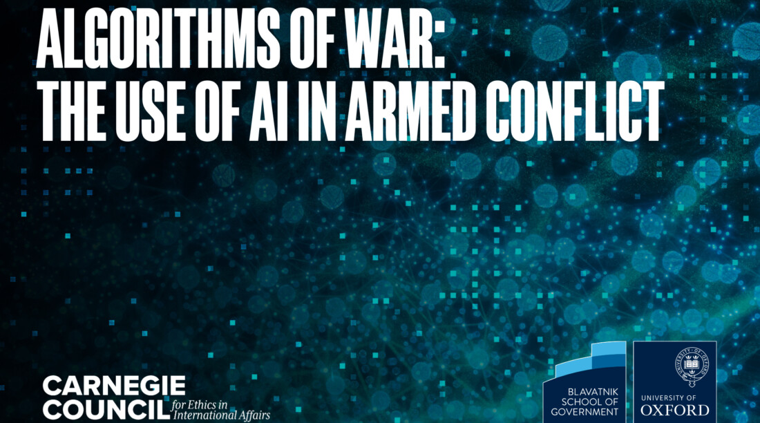 When the War Machine Decides: Algorithms, Secrets, and Accountability in Modern Conflict, with ...