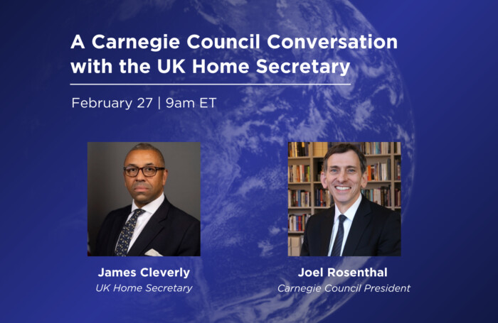 A Carnegie Council Conversation with the UK Home Secretary | Carnegie ...