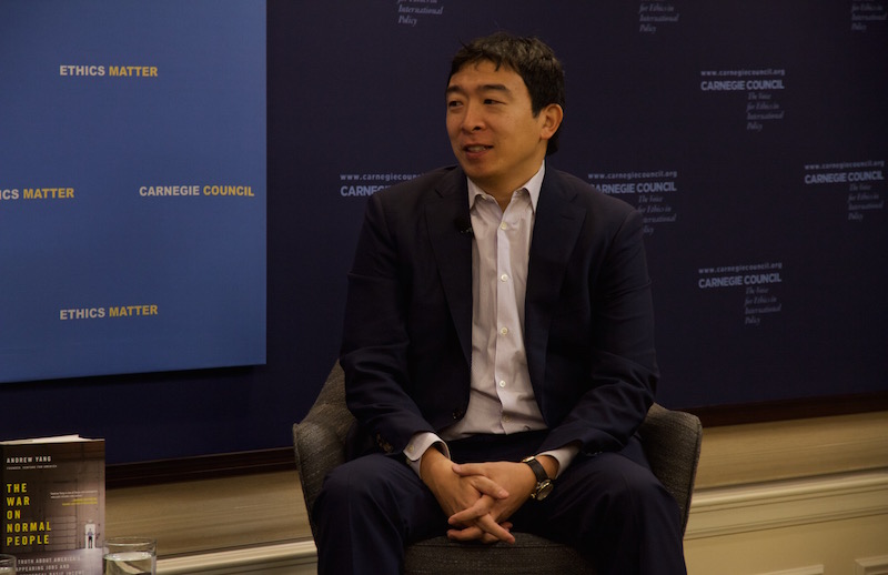 The Case for Universal Basic Income, with Andrew Yang | Carnegie ...