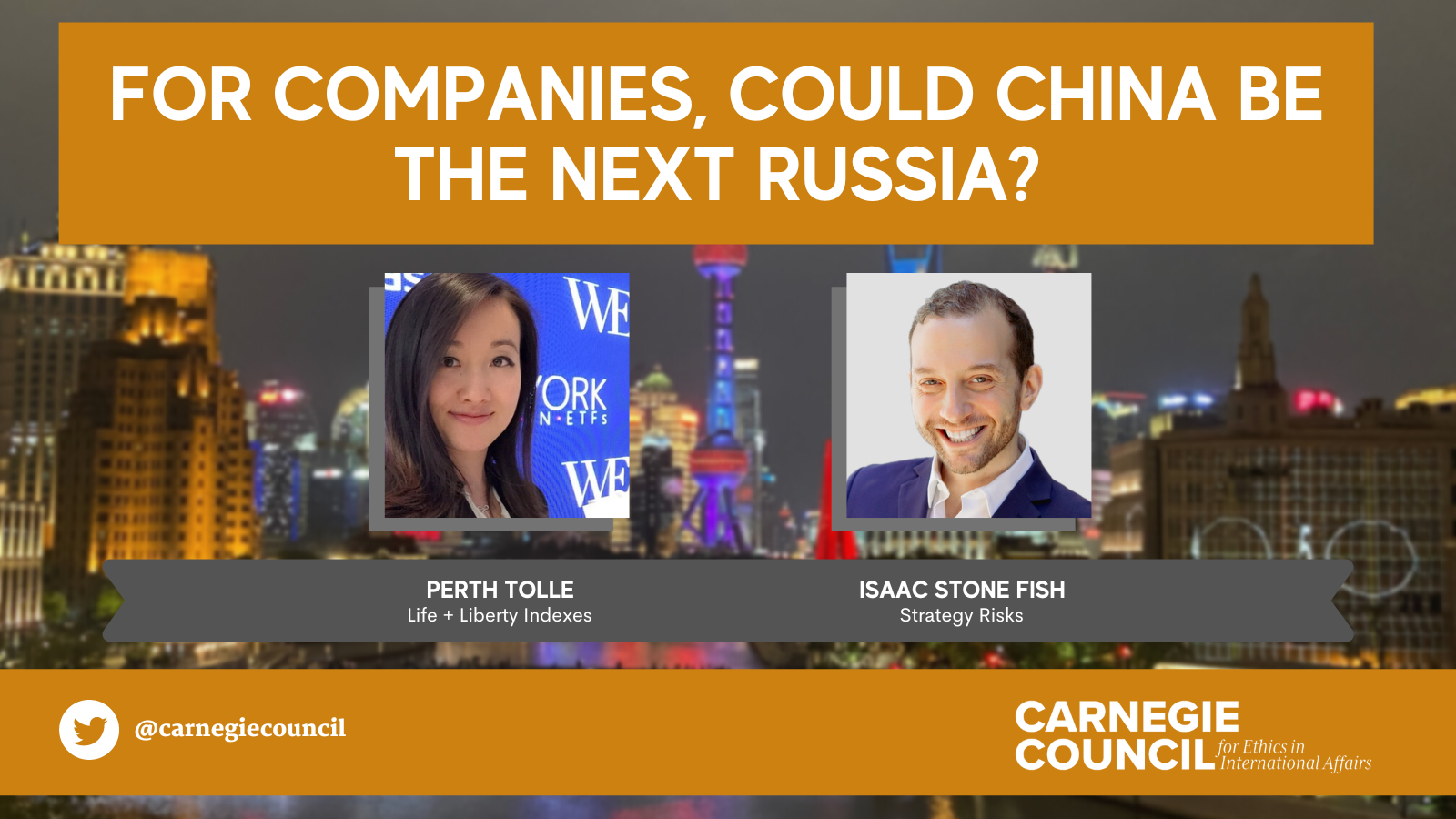 For Companies, Could China Be the Next Russia? with Perth Tolle ...