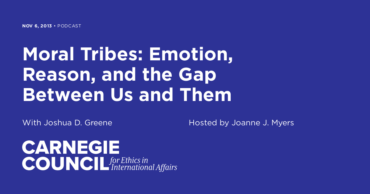 Moral Tribes: Emotion, Reason, and the Gap Between Us and Them ...