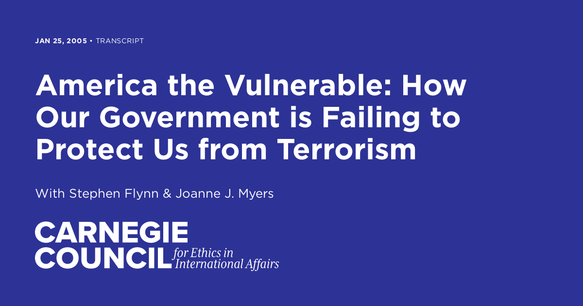 America the Vulnerable: How Our Government is Failing to Protect Us ...