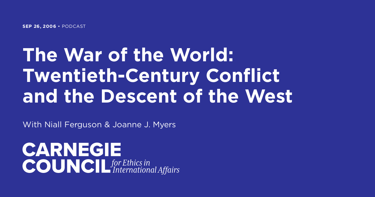 The War of the World: Twentieth-Century Conflict and the Descent of the ...