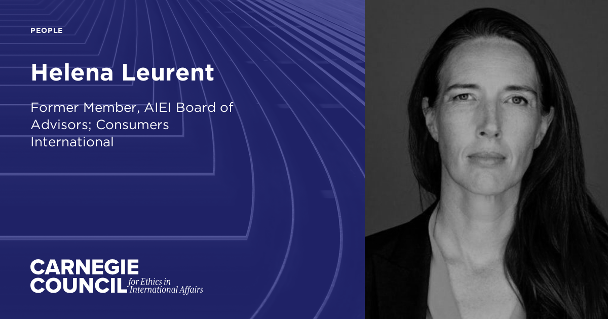 Helena Leurent | Carnegie Council for Ethics in International Affairs