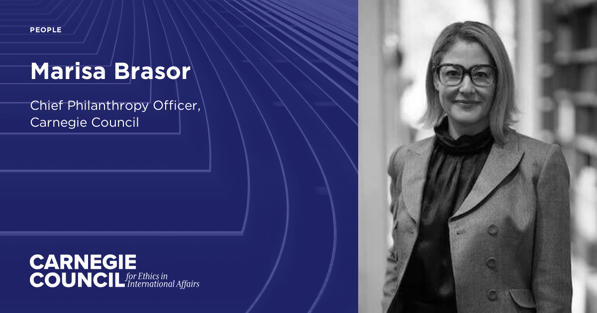 Marisa Brasor | Carnegie Council for Ethics in International Affairs