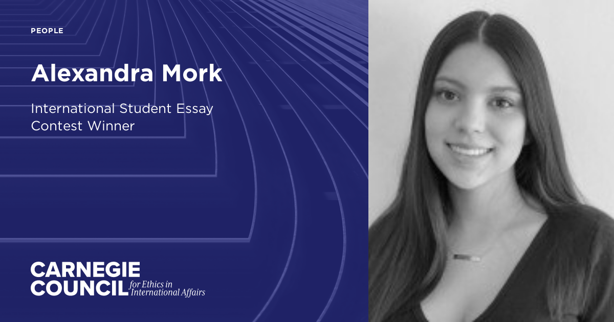 Alexandra Mork | Carnegie Council for Ethics in International Affairs