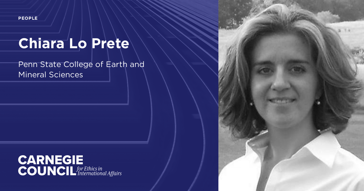 Chiara Lo Prete | Carnegie Council for Ethics in International Affairs