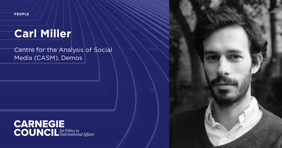 Carl Miller | Carnegie Council for Ethics in International Affairs
