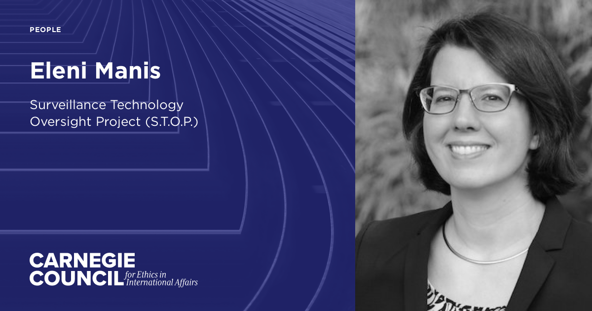 Eleni Manis | Carnegie Council for Ethics in International Affairs