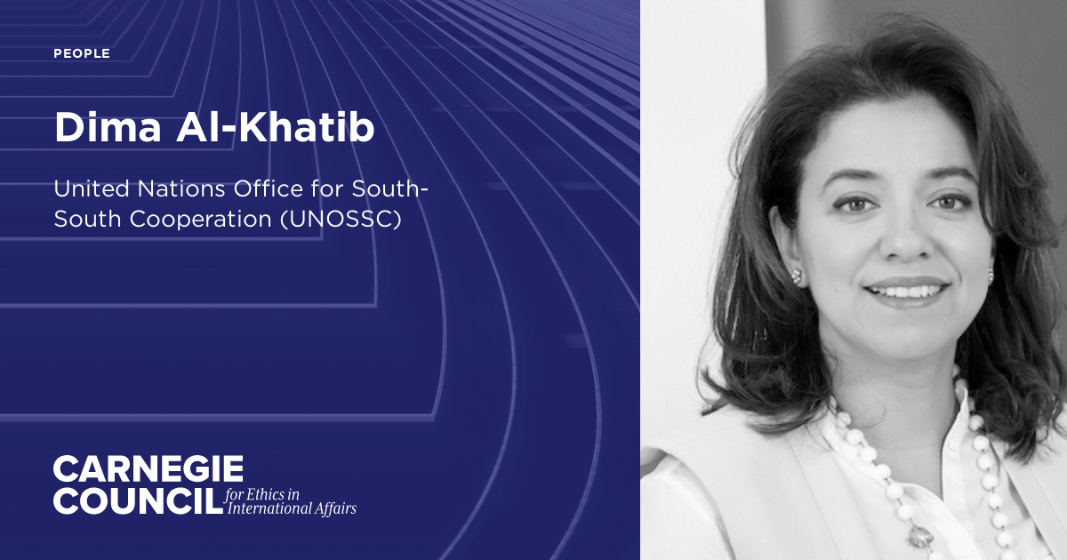 Dima Al-Khatib | Carnegie Council for Ethics in International Affairs