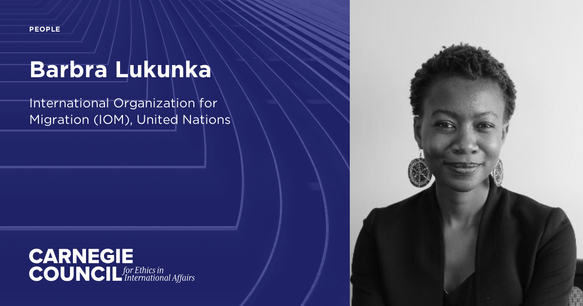 Barbra Lukunka | Carnegie Council for Ethics in International Affairs