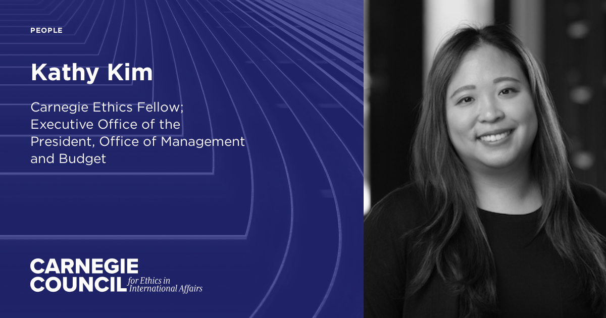 Kathy Kim | Carnegie Council for Ethics in International Affairs