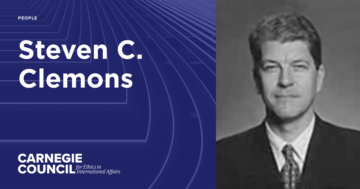 Steven C. Clemons | Carnegie Council for Ethics in International Affairs