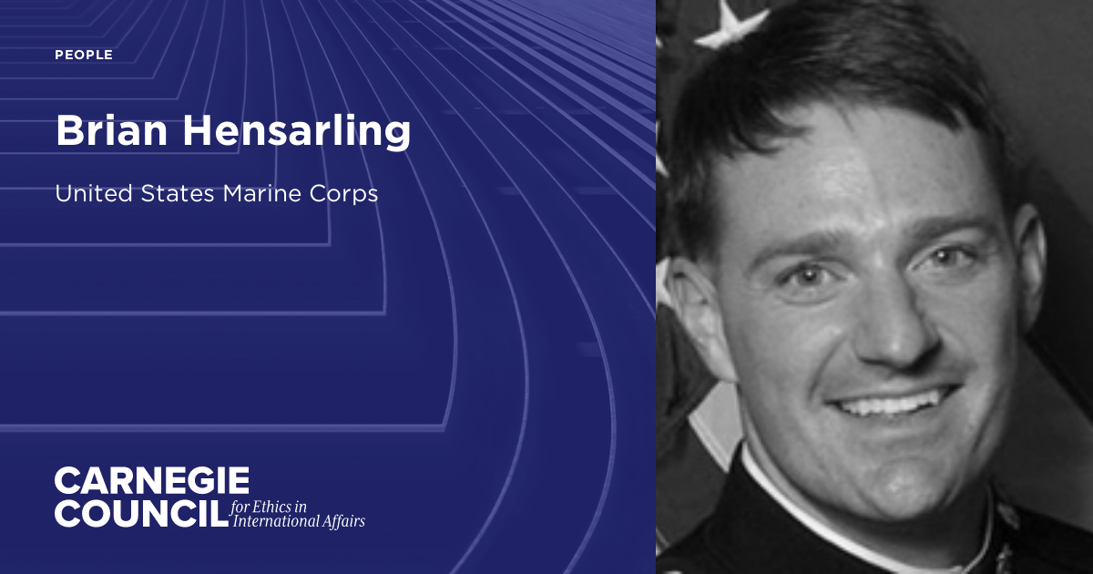 Brian Hensarling | Carnegie Council for Ethics in International Affairs