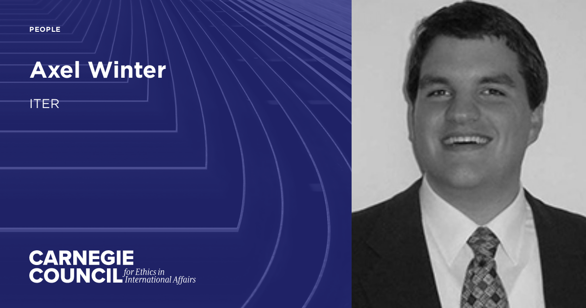 Axel Winter | Carnegie Council for Ethics in International Affairs