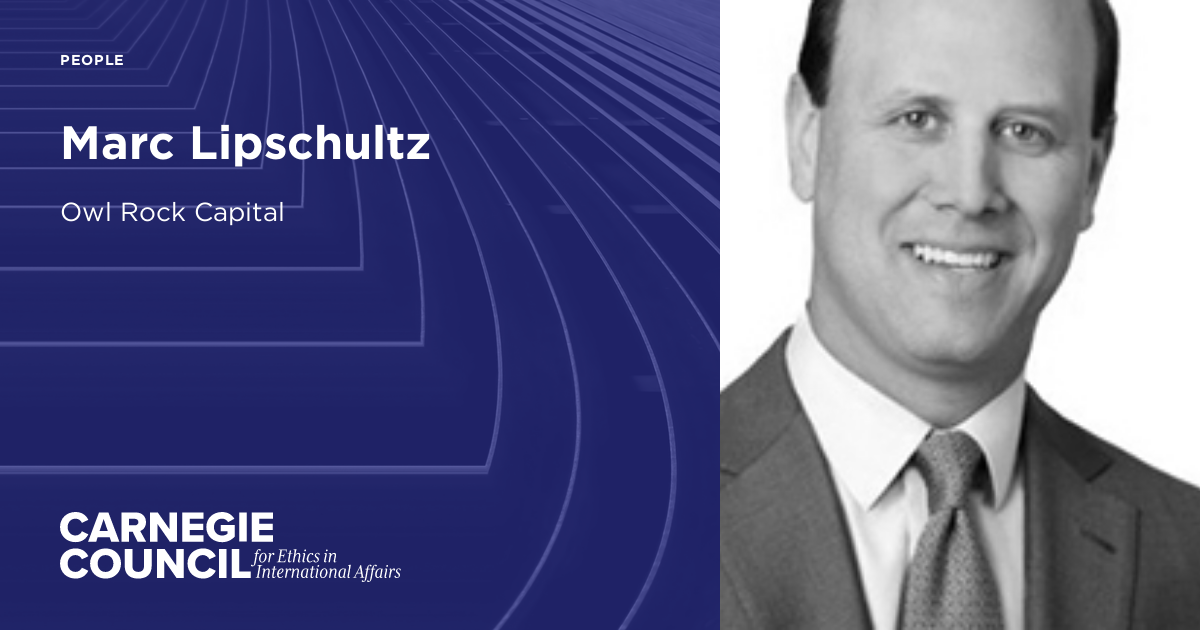 Marc Lipschultz | Carnegie Council for Ethics in International Affairs