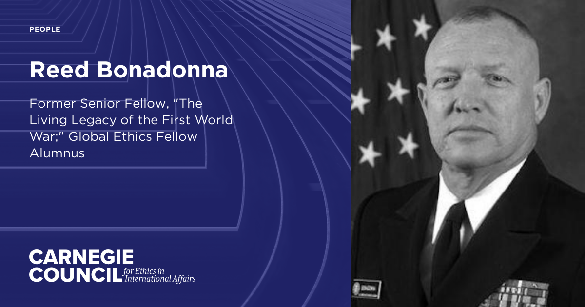 Reed Bonadonna | Carnegie Council for Ethics in International Affairs