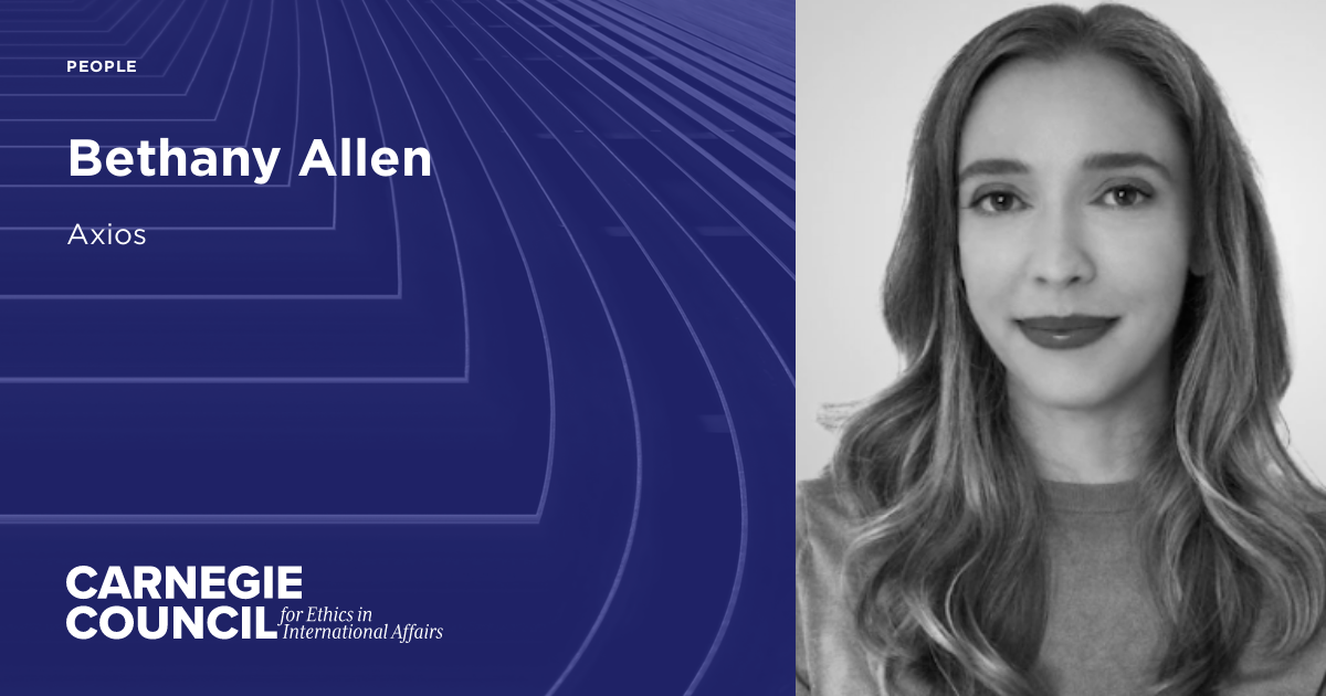 Bethany Allen | Carnegie Council for Ethics in International Affairs